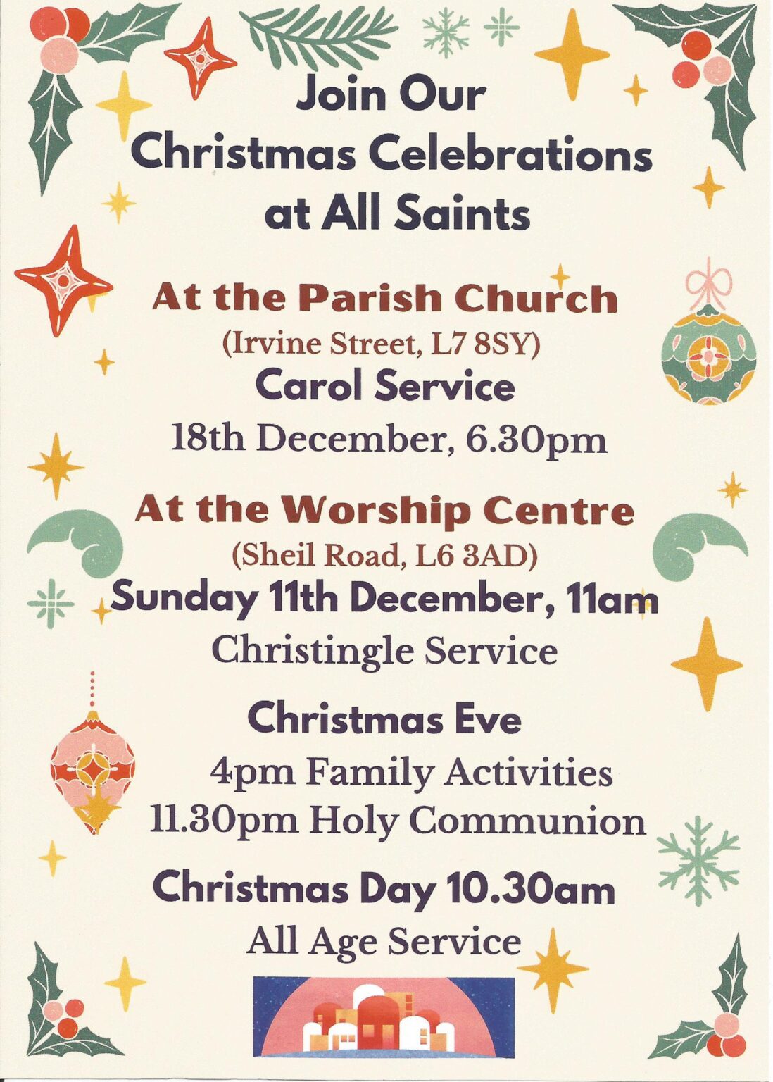 Christmas Services at All Saints – All Saints Church Liverpool